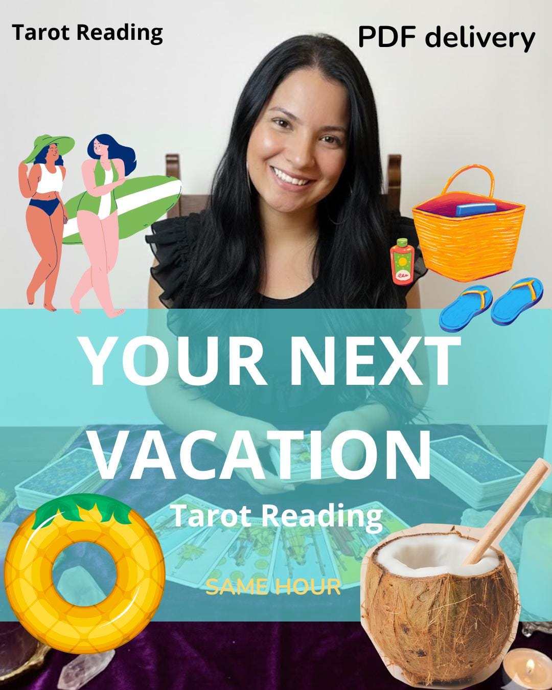 Vacation Tarot Reading | Travel Forecast & Trip Planning (PDF Guidebook ...