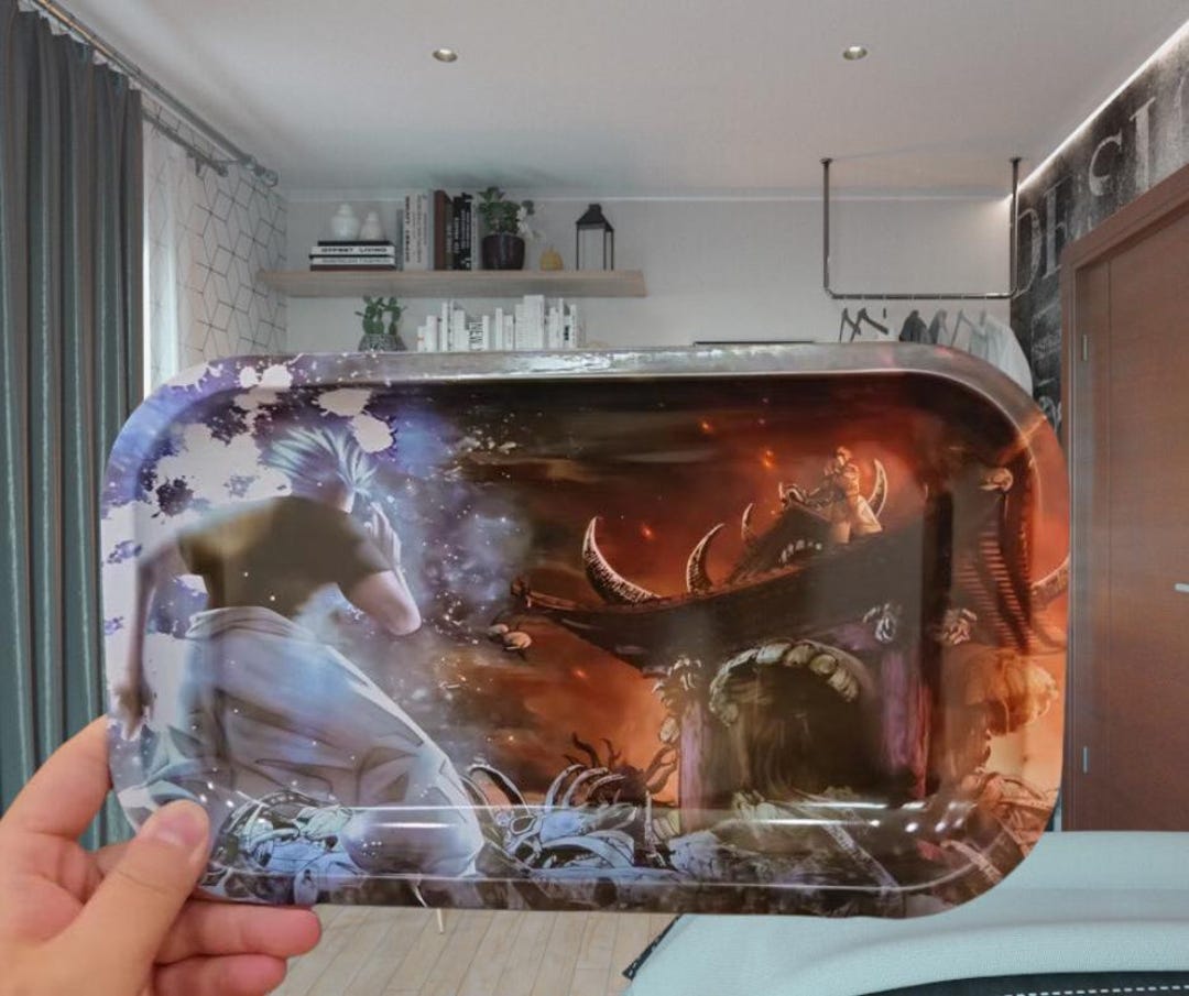 Satoru Gojo Vs Ryomen Sukuna Rolling Tray, Perfect for Gifts - Etsy