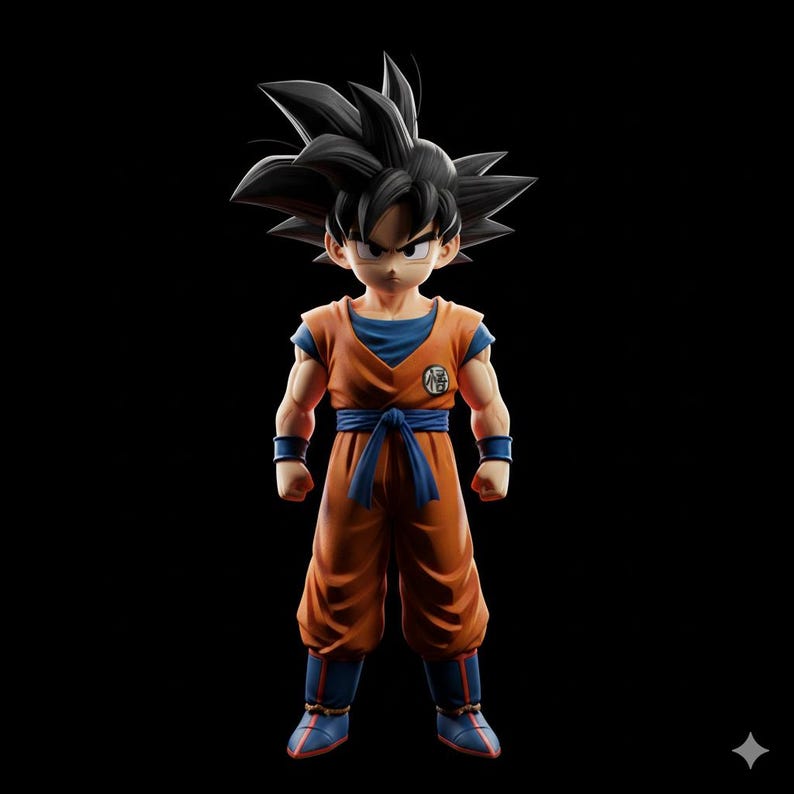 Little Goku STL File | Dragon Ball Inspired | 3D Printable Model ...