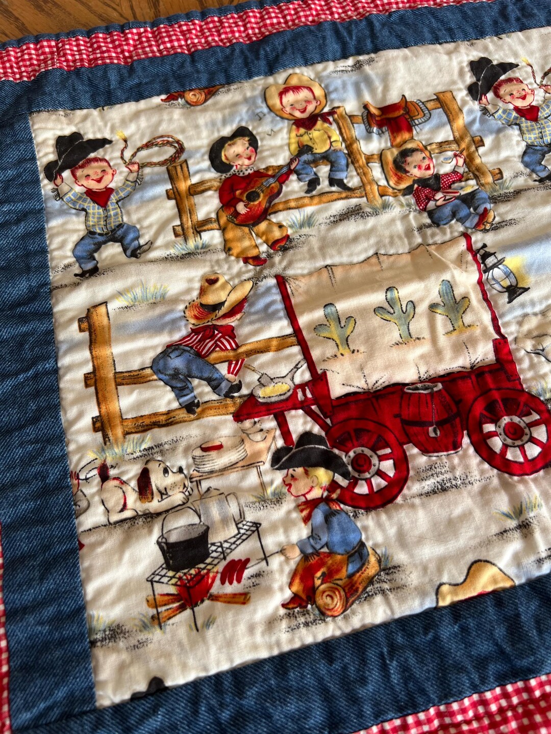 Little Cowboy Quilt - Etsy