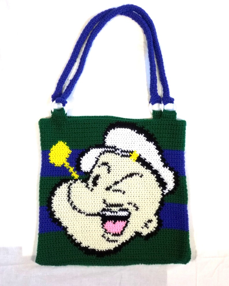 Popeye Crochet Tote Pattern - Etsy