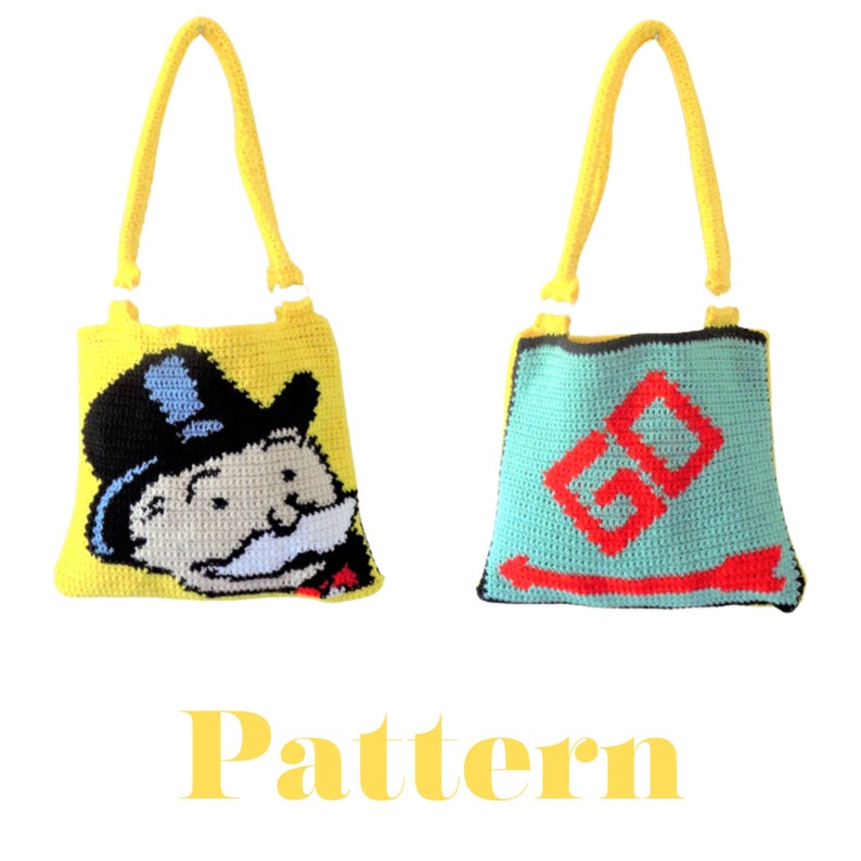 Mr. Money Crochet Tote Pattern - Etsy