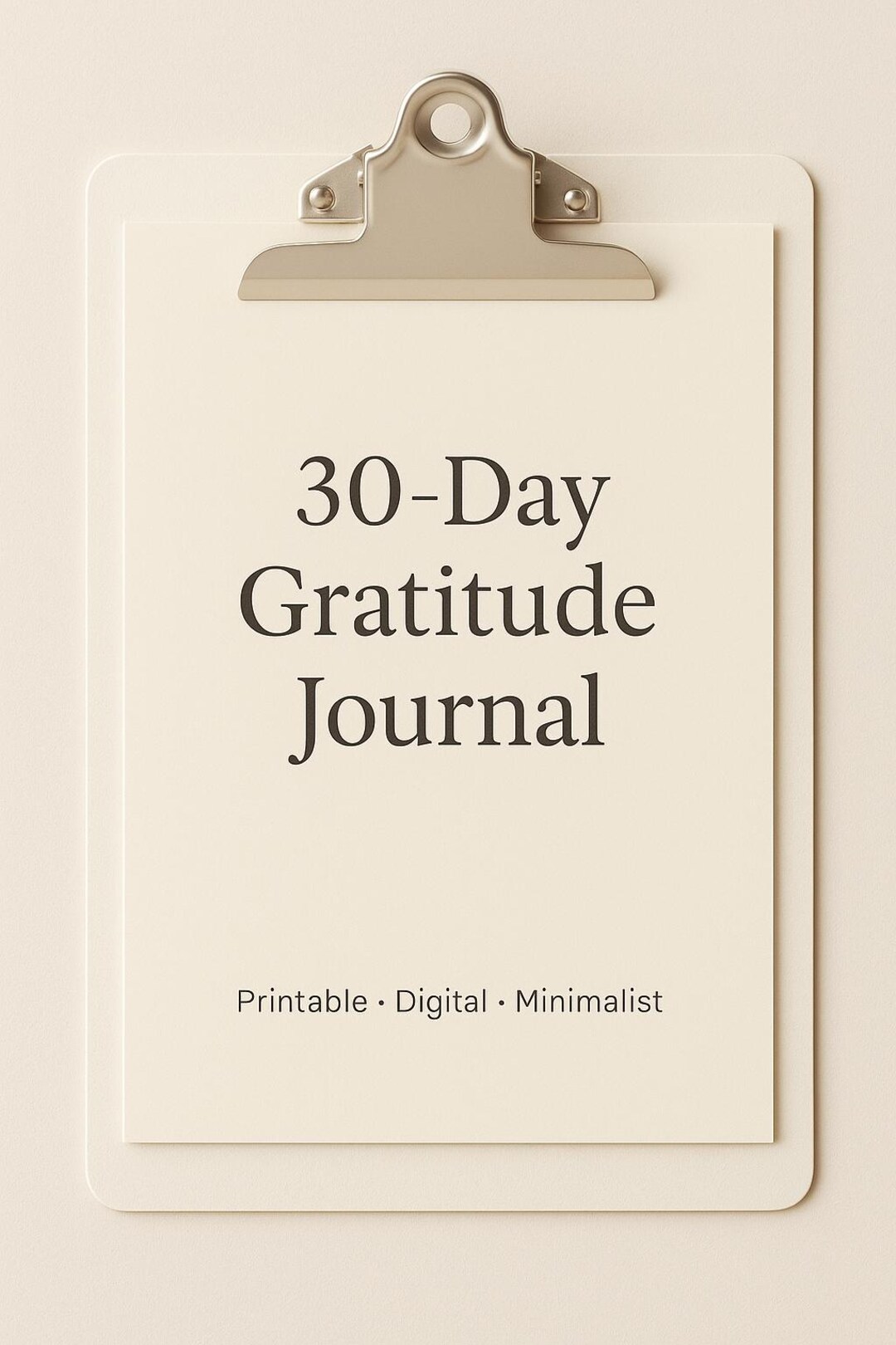 30-day Gratitude Journal | Digital Printable Journal | Daily Reflection ...