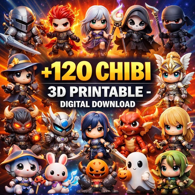 Anime Figures Stl File - Etsy UK