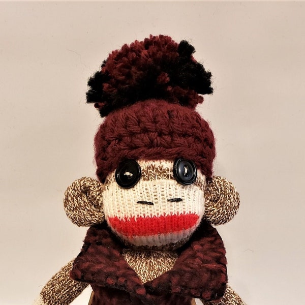 Tiny Sock Monkey - Etsy