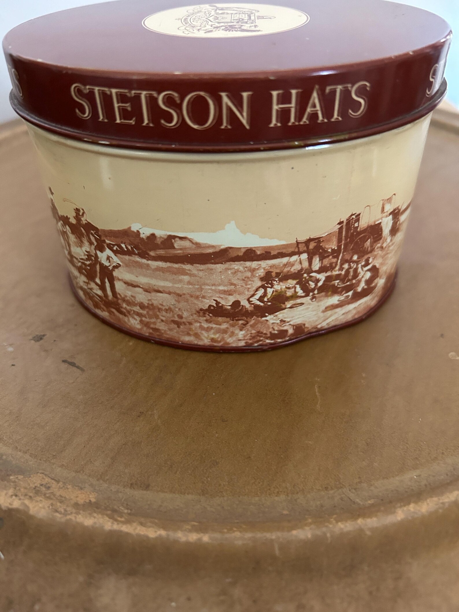 Vintage Stetson Hats Advertisement Salesman Sample Metal Tin - Etsy