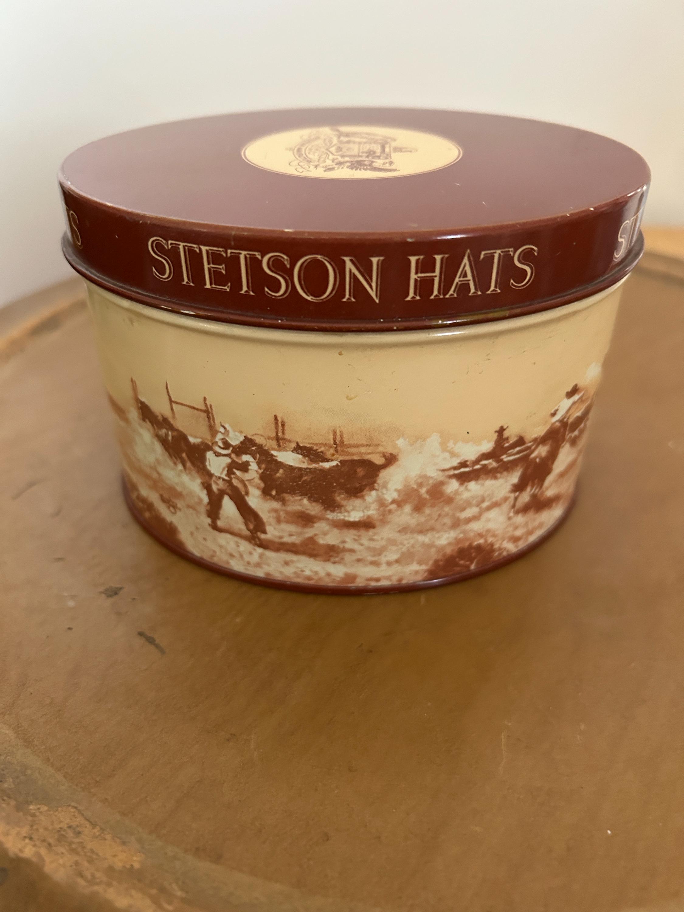 Vintage Stetson Hats Advertisement Salesman Sample Metal Tin - Etsy