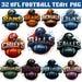 Football Clipart Bundle 1 SVG Graphics - Etsy Canada