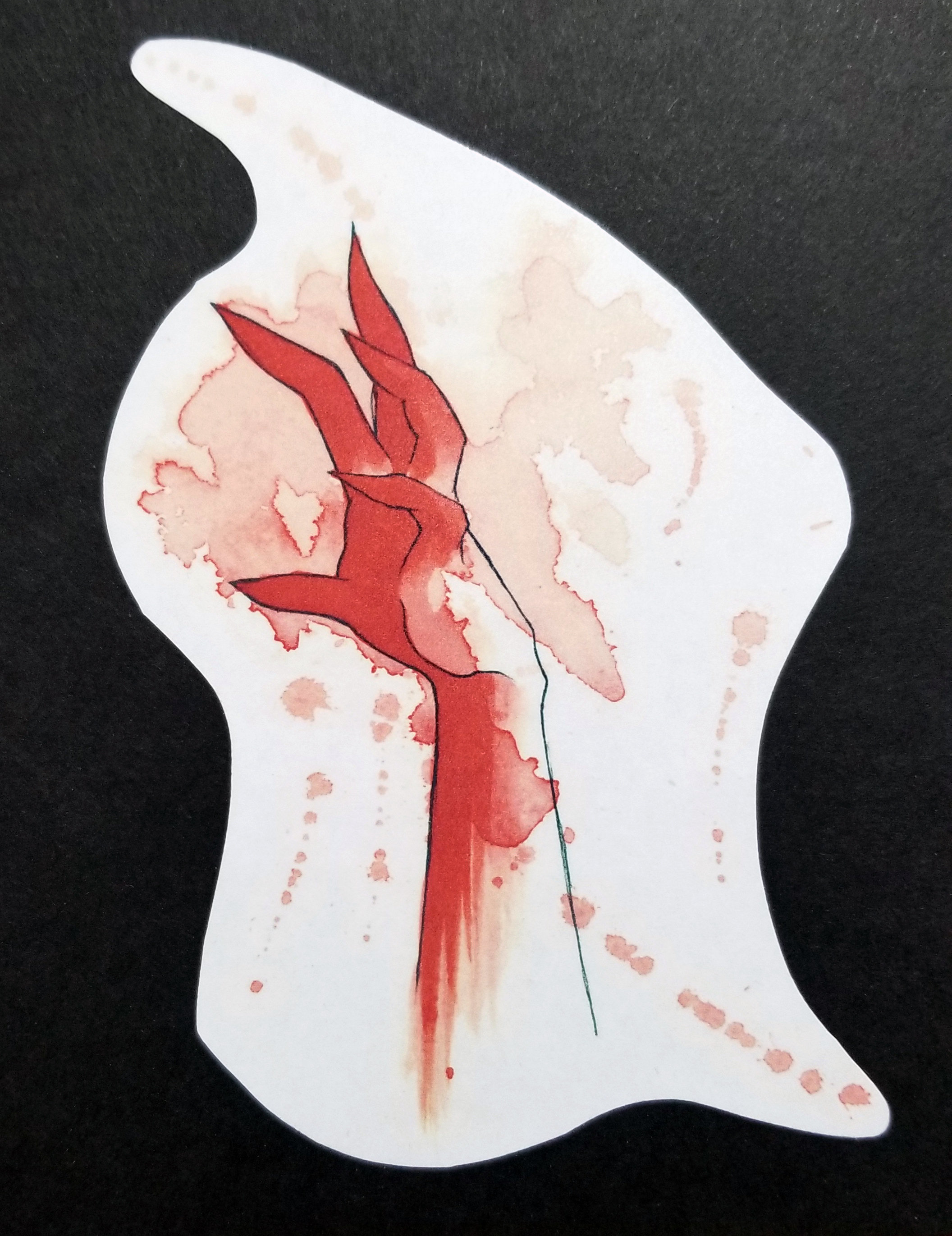 Claws, Handmade Sticker 3 X 5 - Etsy