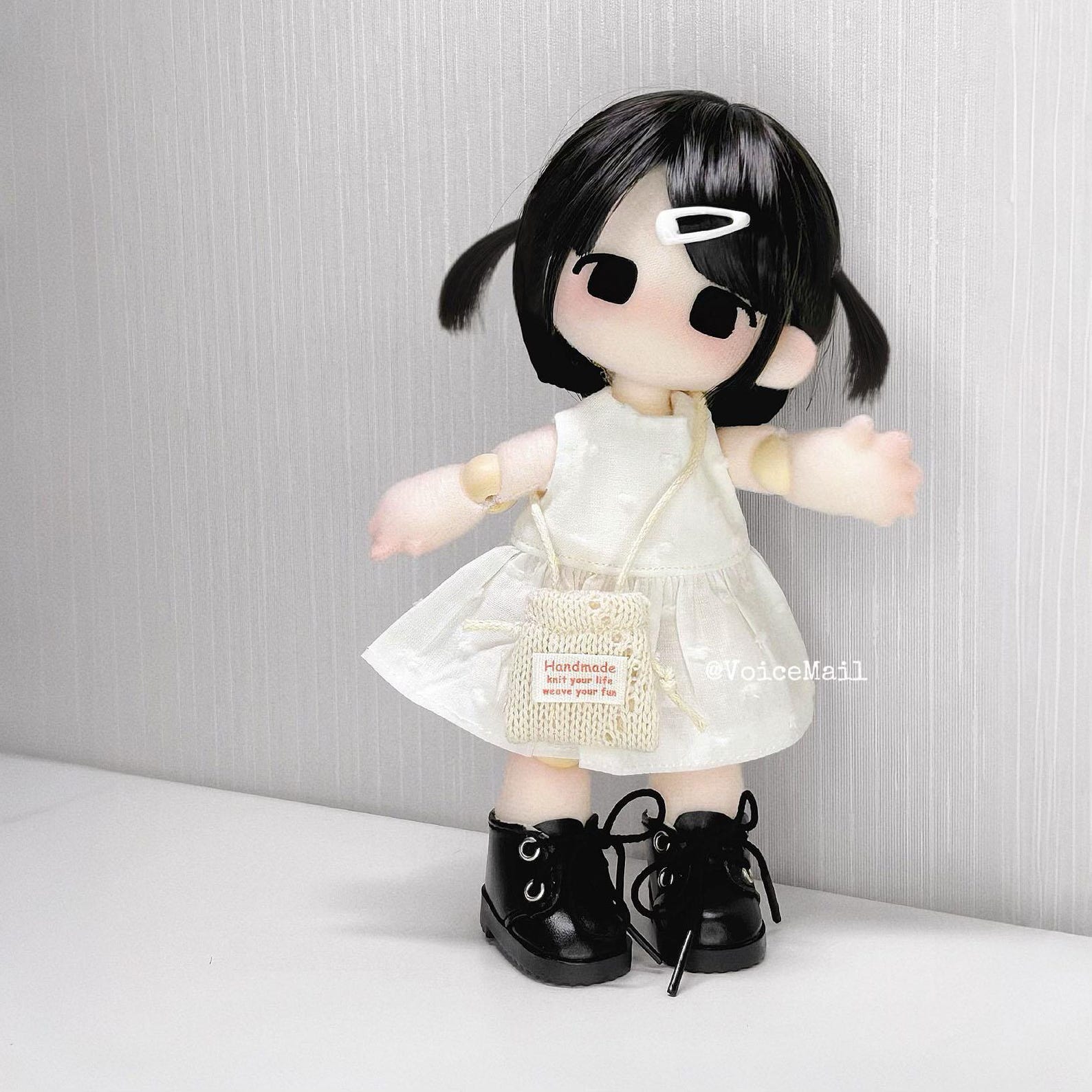17cm Joint Plush Doll Sewing Pattern & Tutorial (english/español ...