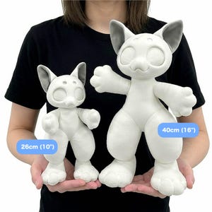 Anthro Furry Plush PDF Sewing Pattern + Tutorial | Basic Body DIY ...