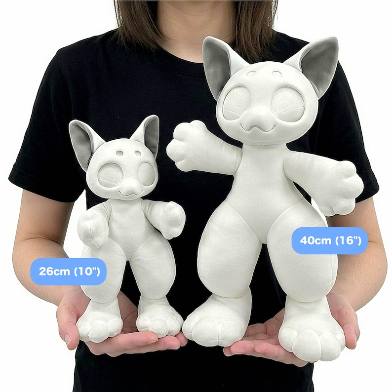 Anthro Furry Plush PDF Sewing Pattern + Tutorial | Basic Body DIY ...