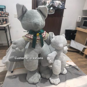 Anthro Furry Plush PDF Sewing Pattern + Tutorial | Basic Body DIY ...