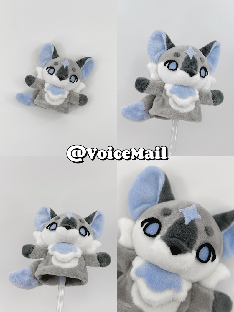 Furry Finger Puppet Fursona Plush Sewing Pattern & Tutorial (english ...