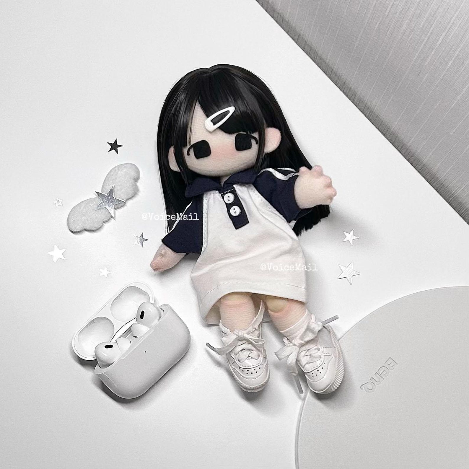 17cm Joint Plush Doll Sewing Pattern & Tutorial (english/español ...