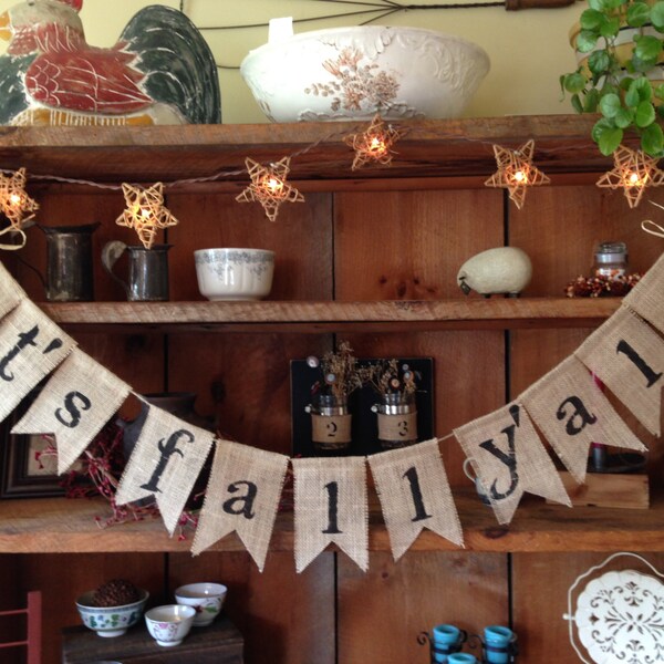 Fall Bunting - Etsy