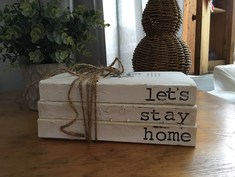 Stamped Book Stack Custom Book Stack Personalized Book | Etsy