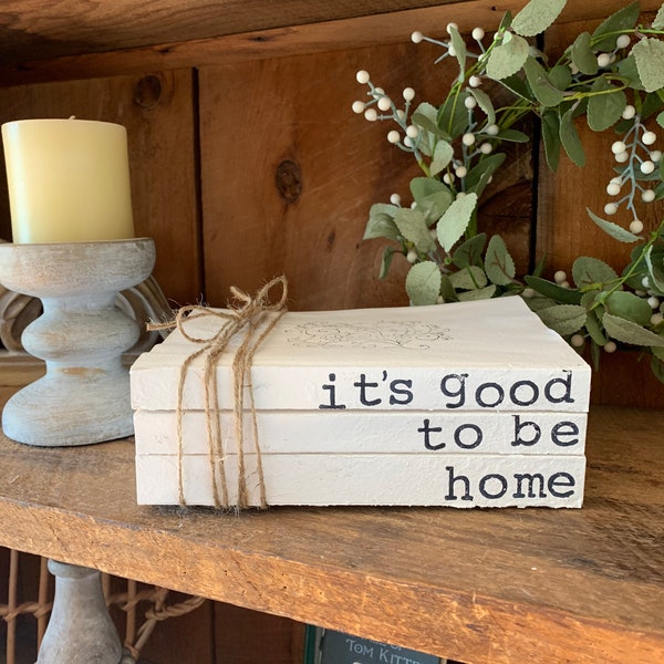 Stamped Book Stack - Etsy