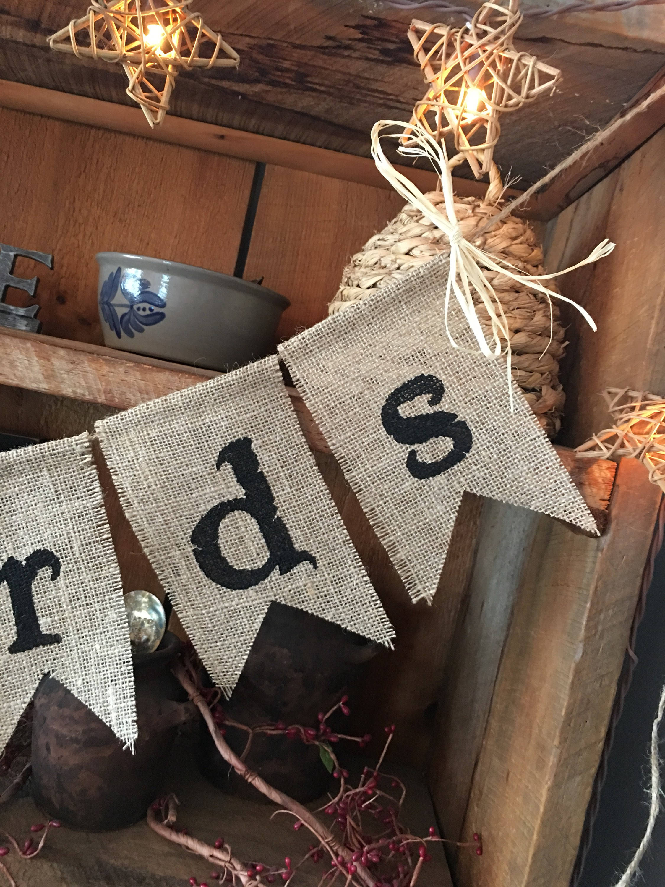 Burlap Love Birds Wedding or Anniversary Banner | Etsy