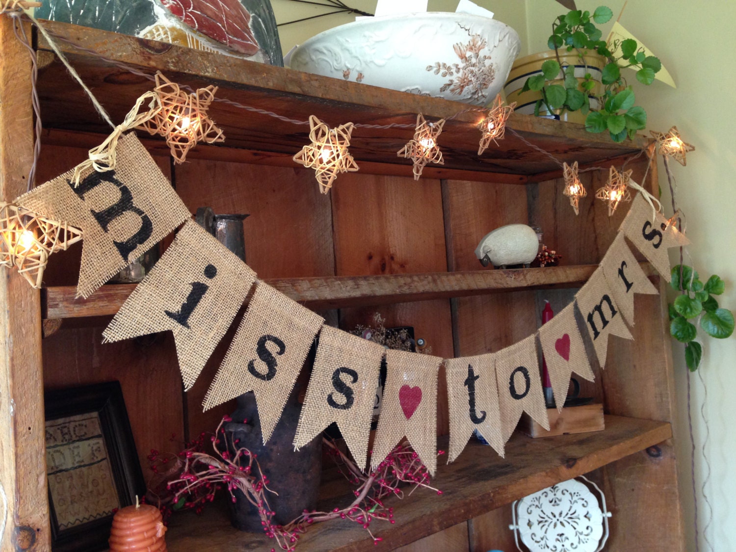 Miss to Mrs Banner Wedding Banner Bridal Shower Banner | Etsy