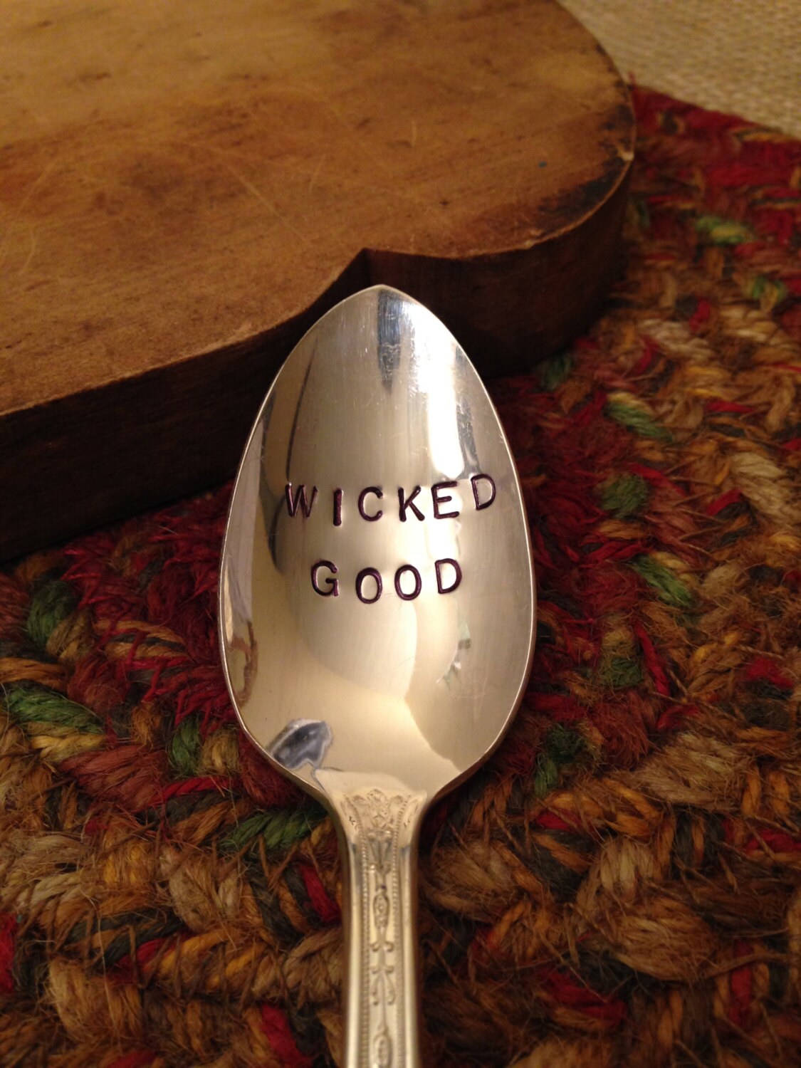 Stamped Vintage Silver Spoon Stamped Silver Spoon Vintage | Etsy