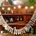 Burlap Triplets Banner - Etsy