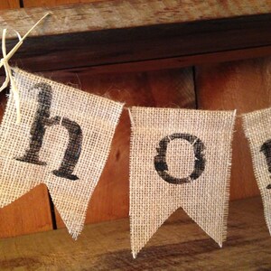 Burlap Home Banner Burlap Bunting Home Pennant Bridal - Etsy