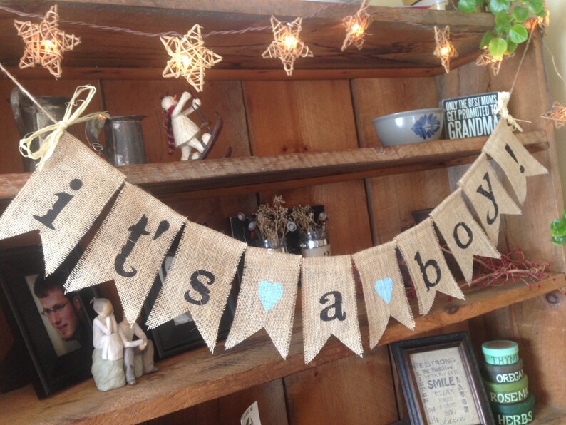 It's a Boy Banner Baby Shower Decoration Its A Boy - Etsy