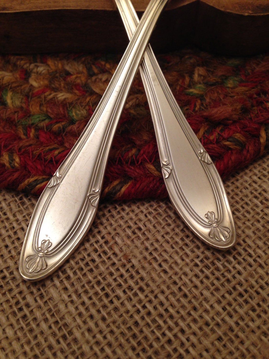 Hand Stamped Silver Soup Spoons Vintage Soup Spoons Ice | Etsy