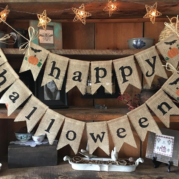 Halloween Bunting - Etsy