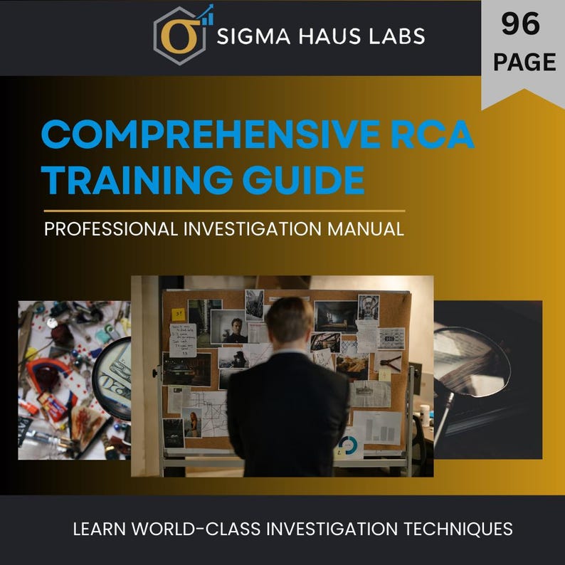 Comprehensive Root Cause Analysis Guide | 96-page RCA Handbook ...