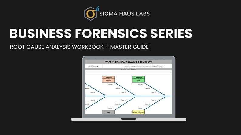 Root Cause Analysis Toolkit + Master Guide | RCA Workbook, Flowchart, 5 Whys, Fishbone, Action ...
