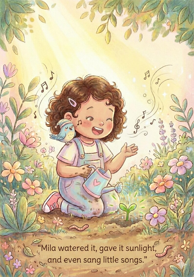 Mila’s Little Seed – Printable Kids Storybook - Etsy