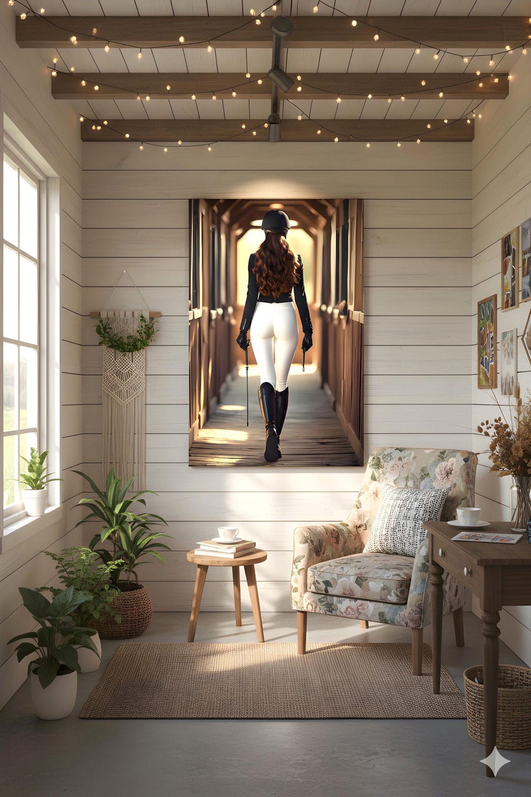 16K HD Equestrian Pin up Canvas Print | Statement Wall Art | Free US ...