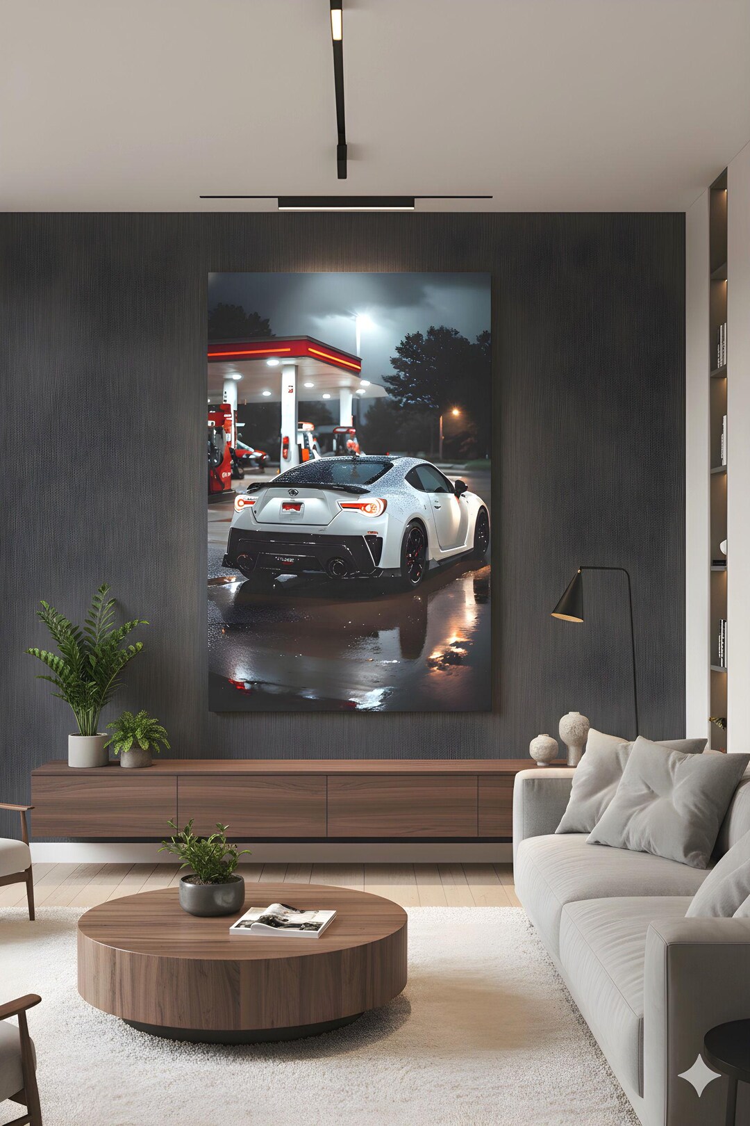 16K HD GT86 / BRZ at a Neon Gas Station 16000px Digital Download Bundle ...
