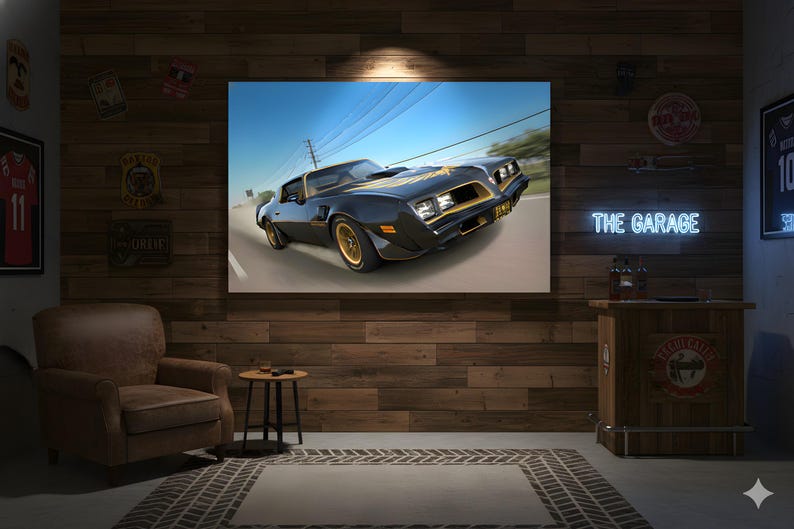 Smokey & the Bandit Trans Am | 16K Ultra HD Poster Print - Etsy