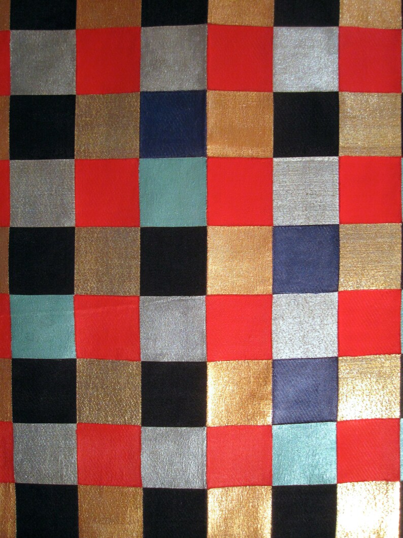 Checkerboard - Original Wall Art Hanging - Reversible Painted Vintage ...