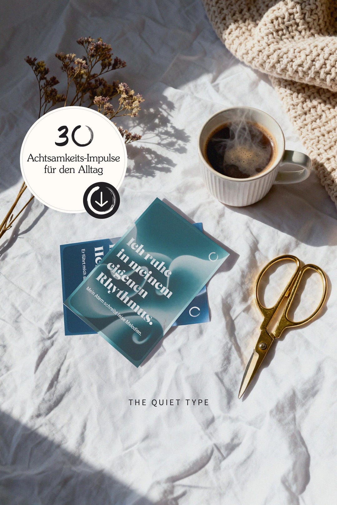 30 Mindfulness Cards to Print | Affirmation Card Set (german) | Self ...
