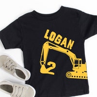 Backhoe Birthday Shirt. Construction Birthday. Digger Birthday ...