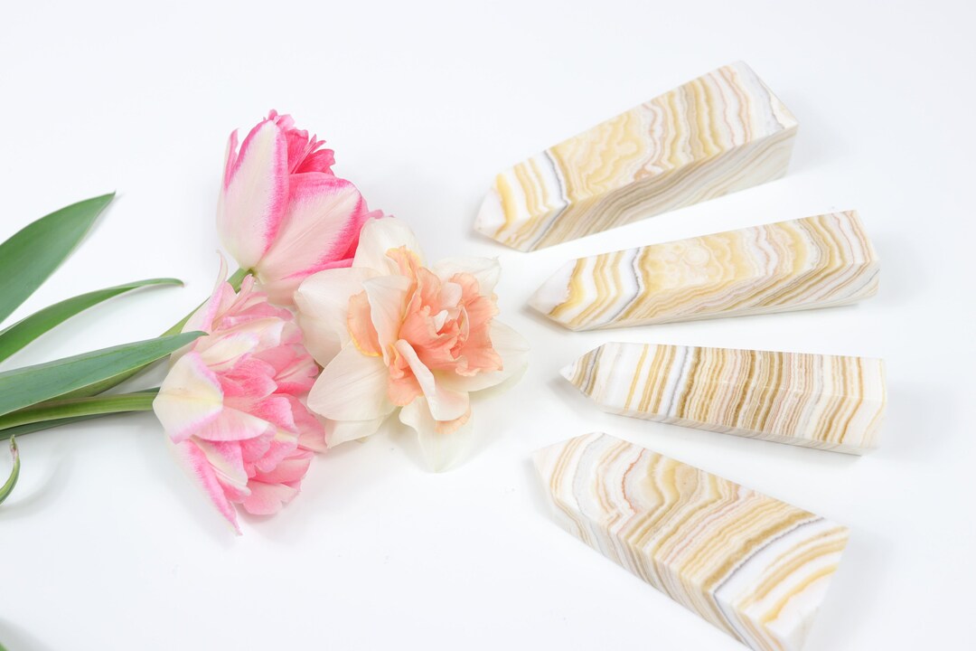 Banded Calcite Towers Crystal Point Crystal Tower - Etsy