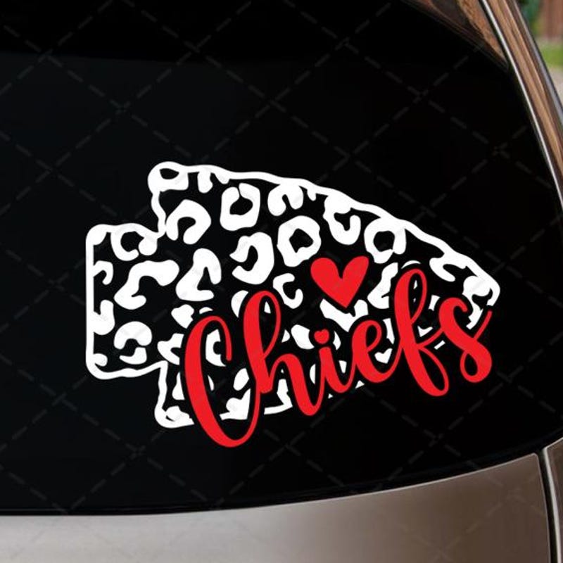 Kc Chiefs Leopard Png - Etsy