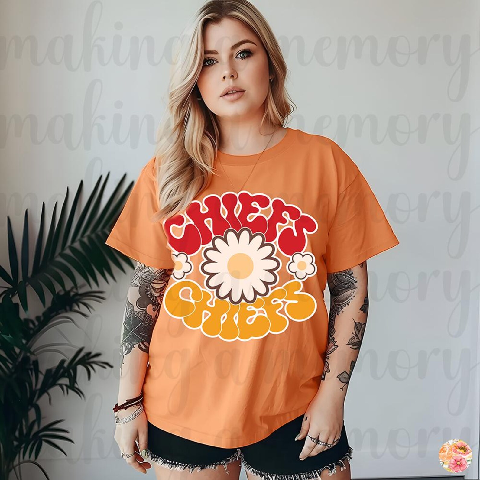 Groovy Chiefs Flowers Shirt, Retro Chiefs Shirt, Kansas City Girl Shirt ...