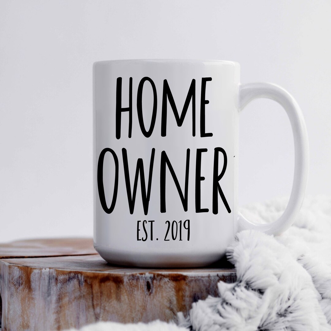 Home Owner Mug, Initials Mug, Newlywed Gift, Wedding Gift, Anniversary ...