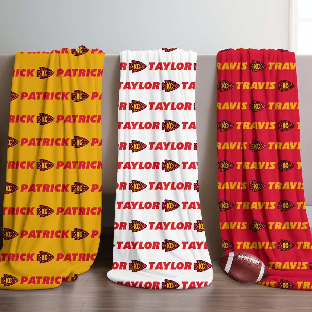 Personalized Chiefs Plush Blanket, Chiefs Fan Blanket, Velveteen ...