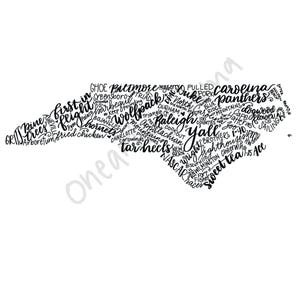 North Carolina Svg Digital Download - Etsy
