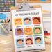 My Feelings Today Chart for Kids | Emotional Chart Printable | Kids ...