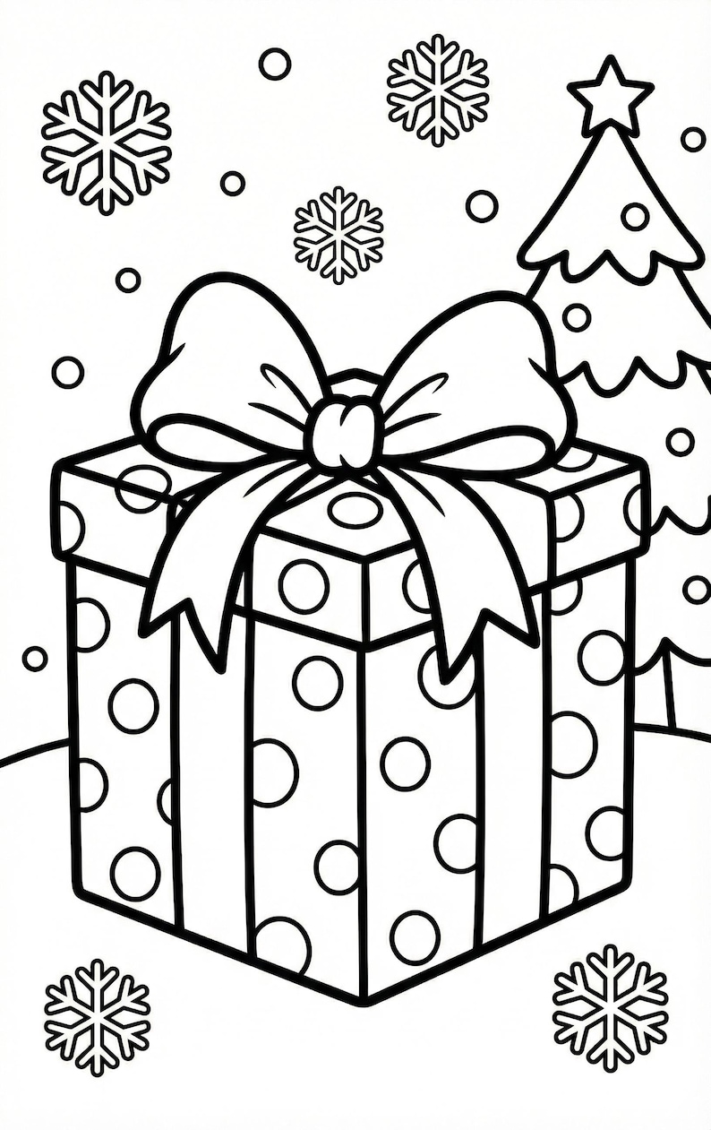 Christmas Coloring Pages – Adult and Kid Printable PDF - Etsy