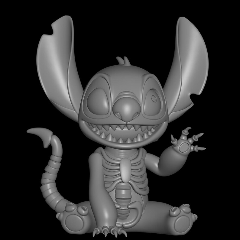 Stitch STL File for 3D Printing - Etsy