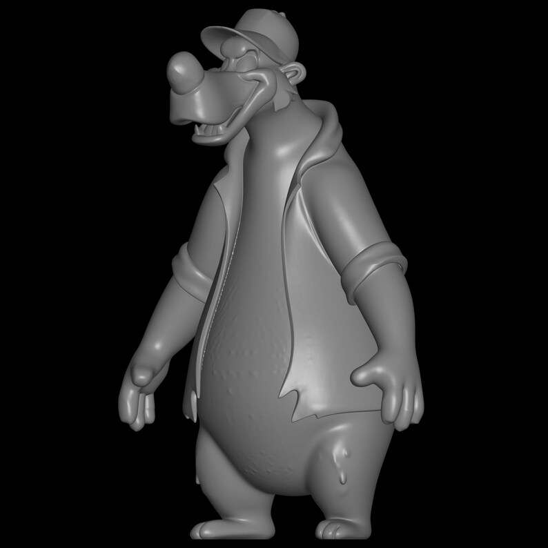 Disney Br'er Bear STL File for 3D Printing - Etsy