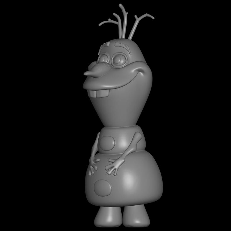 Olaf From Elsa STL File for 3D Printing - Etsy Canada
